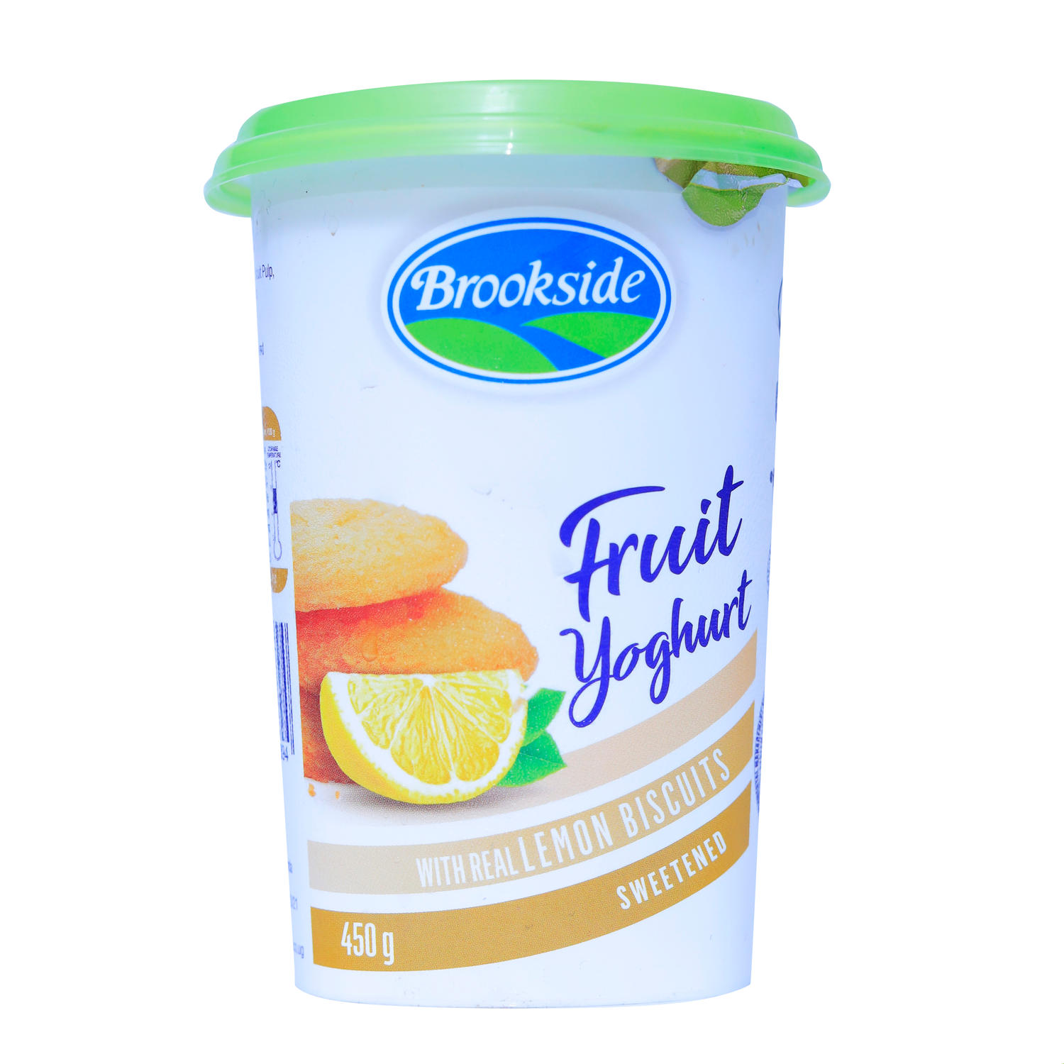 Brookside Fruit Yoghurt with Real Lemon Biscuits, 450g - Jejetu