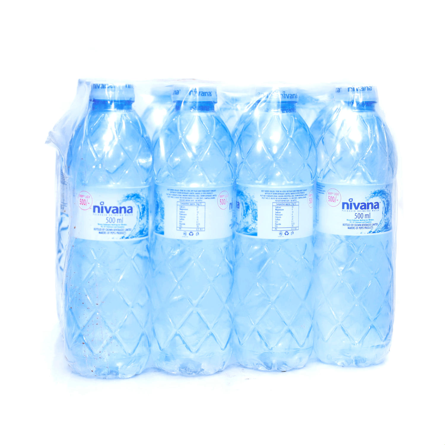 Nivana Drinking Water, 500ml (Pack of 12) - Jejetu