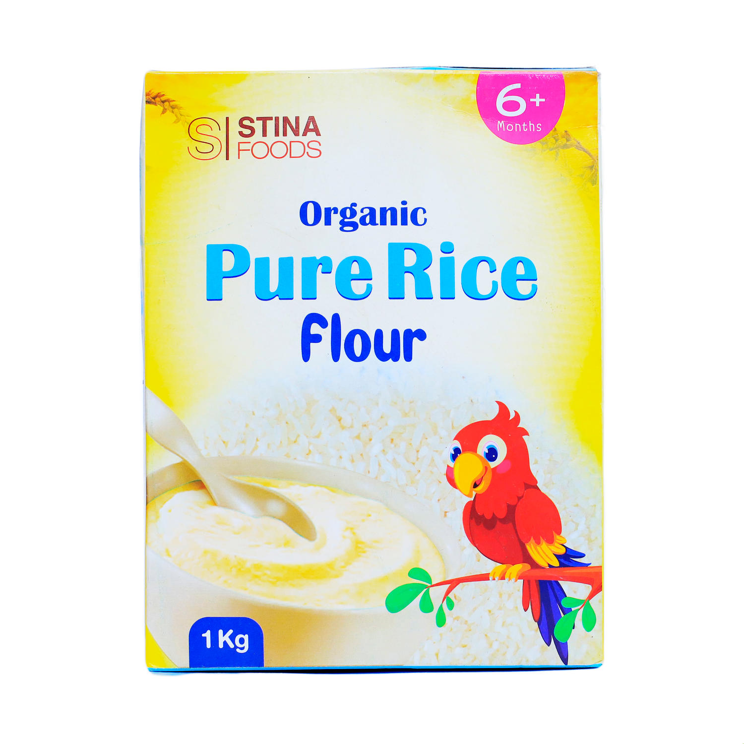 Stina Foods Organic Pure Rice Flour, 1kg - Jejetu