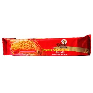 Riham Strawberry Creamy Biscuits (70gm) - Jejetu