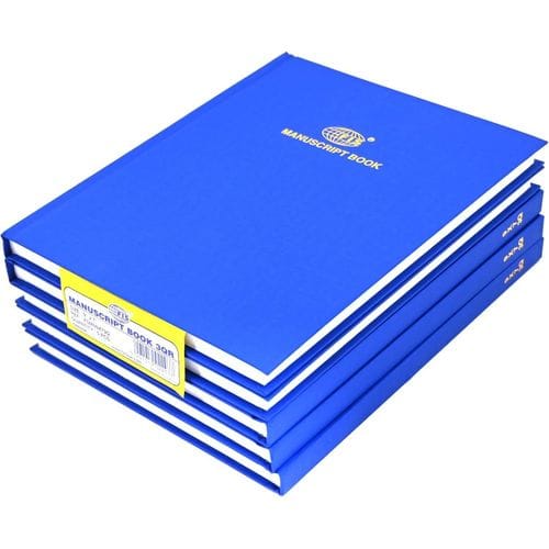 8mm Single Ruled 144 Sheets Manuscript Book (5-Pack, 3 Quire Size) - Jejetu